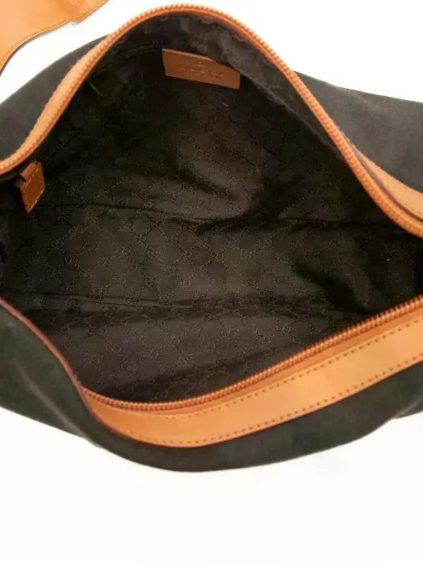 Gucci 2000-2015 Canvas Crossbody Bag - Black