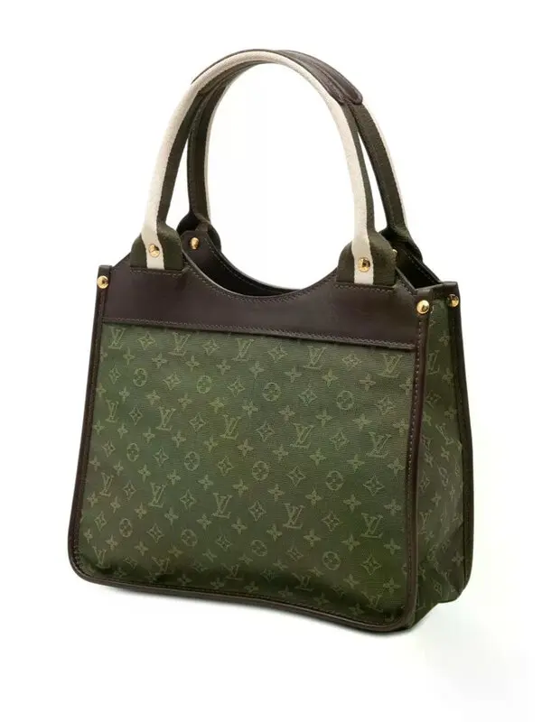 LOUIS VUITTON 2004 Monogram Mini Lin Kathleen Handbag - Green