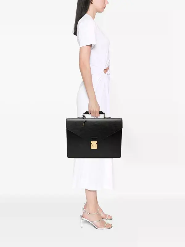 LOUIS VUITTON 2004 Epi Serviette Conseiller Business Bag