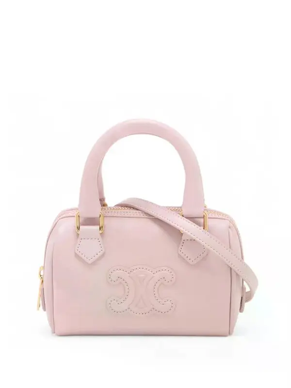 Celine 2000-2026 Mini Calfskin Cuir Boston Satchel