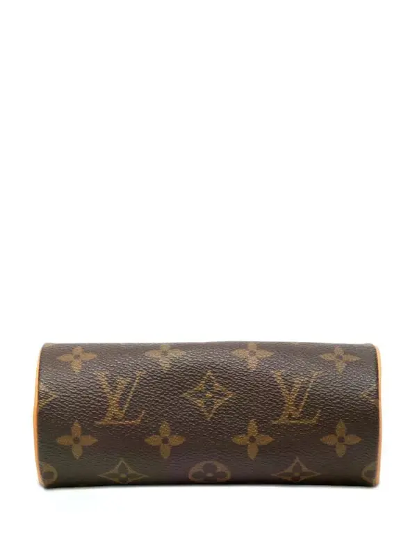 LOUIS VUITTON 1990-2010 Monogram Papillon Pochette Handbag - Brown