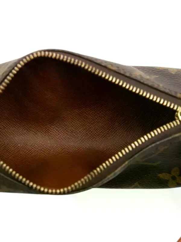 LOUIS VUITTON 1990-2010 Monogram Papillon Pochette Handbag - Brown