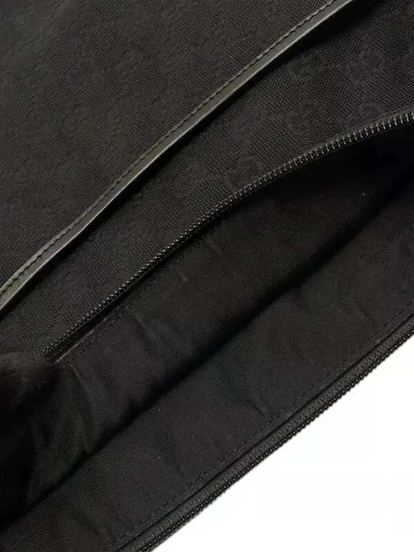 Gucci Gg Canvas Perforated Crossbody Bag