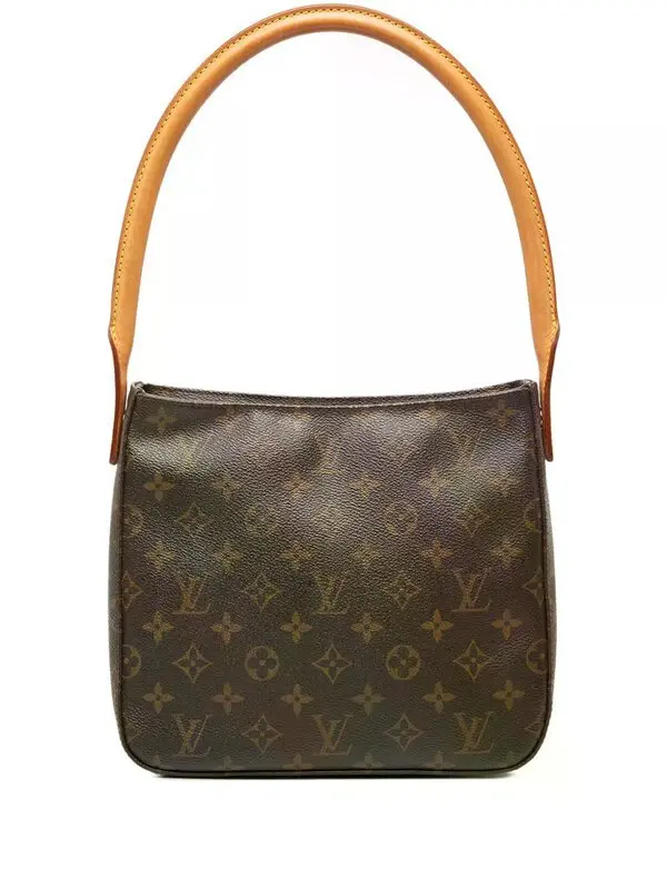LOUIS VUITTON 2002 Monogram Looping Mm Shoulder Bag - Brown