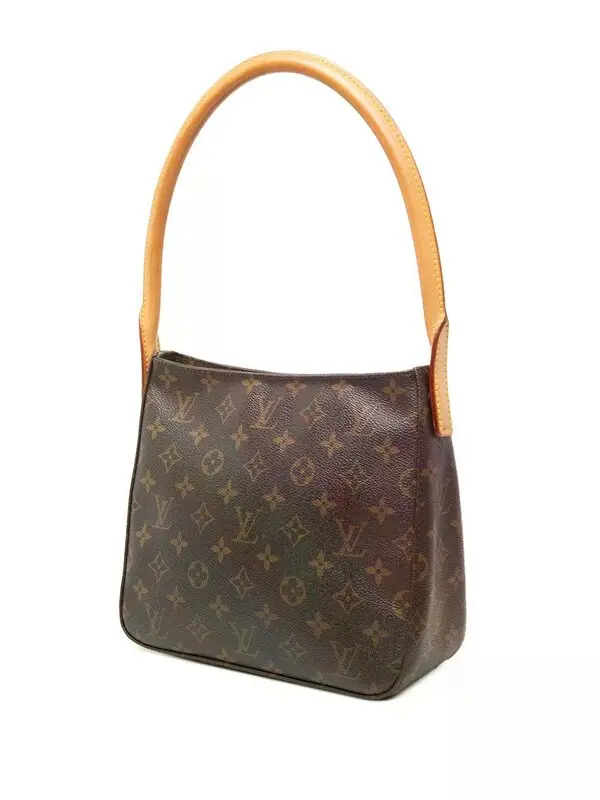 LOUIS VUITTON 2002 Monogram Looping Mm Shoulder Bag - Brown