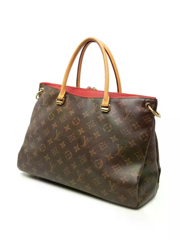 LOUIS VUITTON Monogram Pallas Mm Satchel - Brown