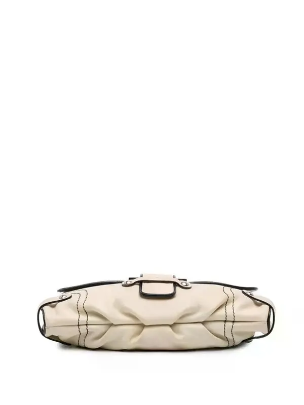 FERRAGAMO 2000-2020 Leather Gancini Flap Shoulder Bag