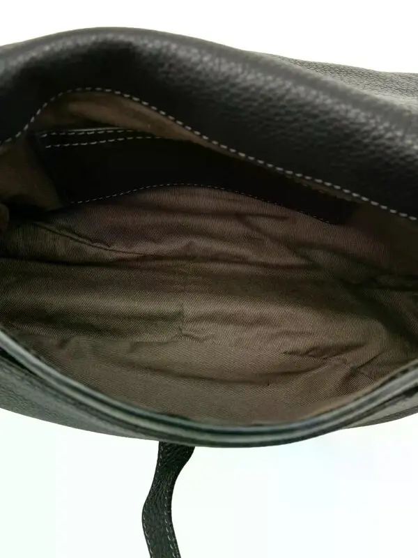 Chloé 2015 Medium Grained Calfskin Marcie Saddle Crossbody Bag - Black