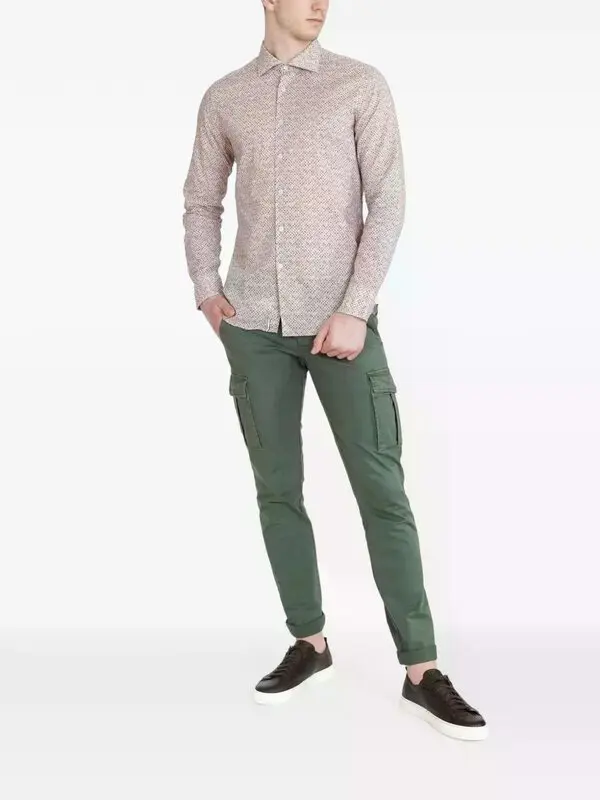 TINTORIA MATTEI 954 Geometric-print Shirt