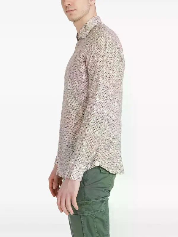 TINTORIA MATTEI 954 Geometric-print Shirt
