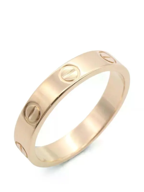 Cartier 18k Rose Gold Mini Love Ring - Pink