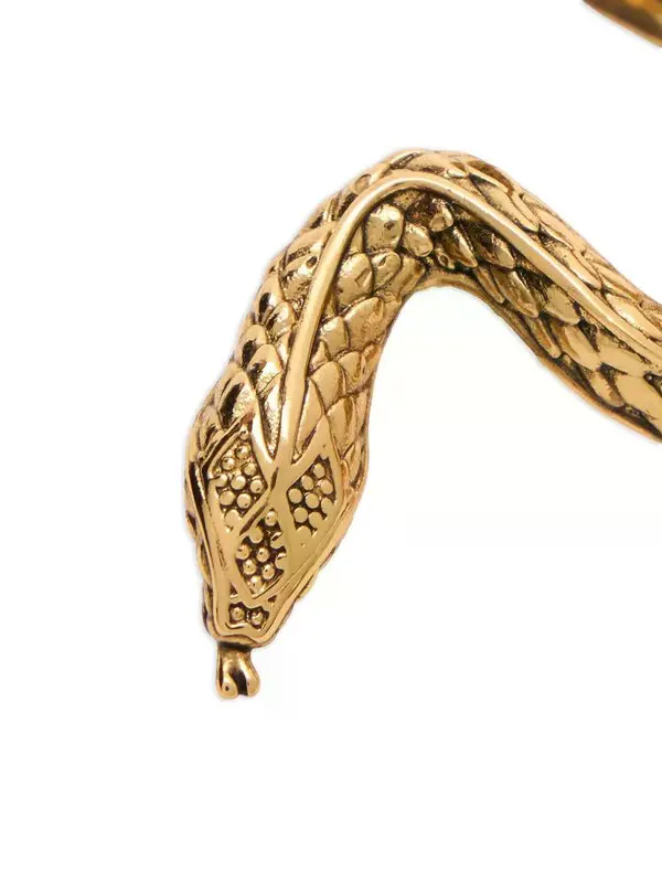 Roberto Cavalli Snake-pendant Chain Necklace
