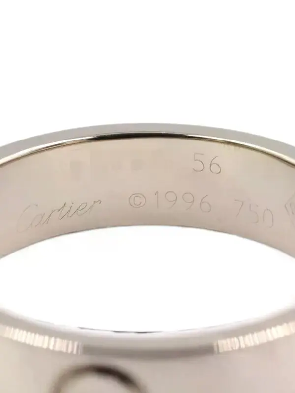 Cartier 18k White Gold Love Ring