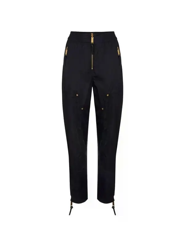 Elisabetta Franchi Zip-detail Trousers - Black