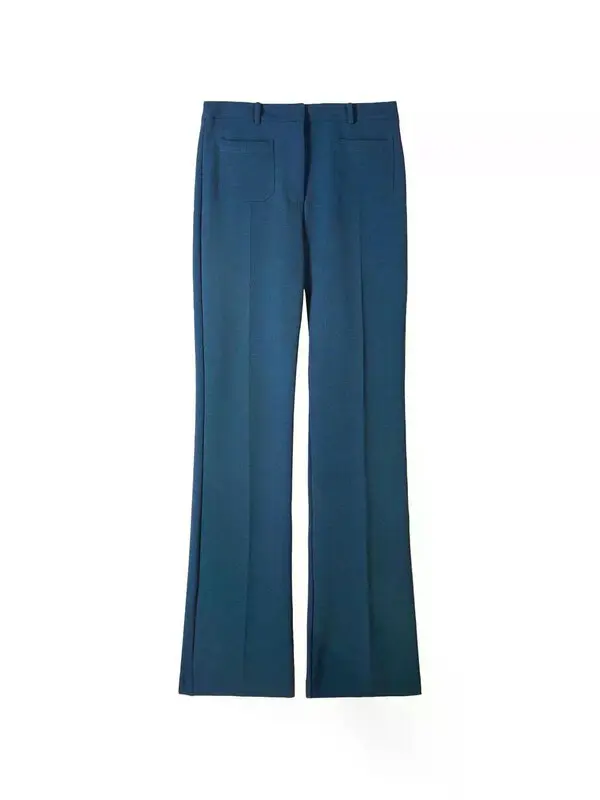 Patrizia Pepe Patch-pocket Trousers - Blue