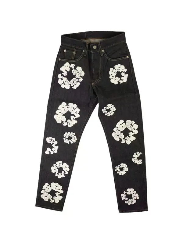 DENIM TEARS Cotton Wreath Jeans - Blue