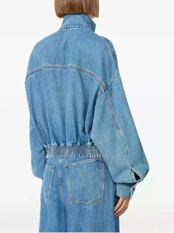 Sportmax Elasticated-waist Denim Jacket