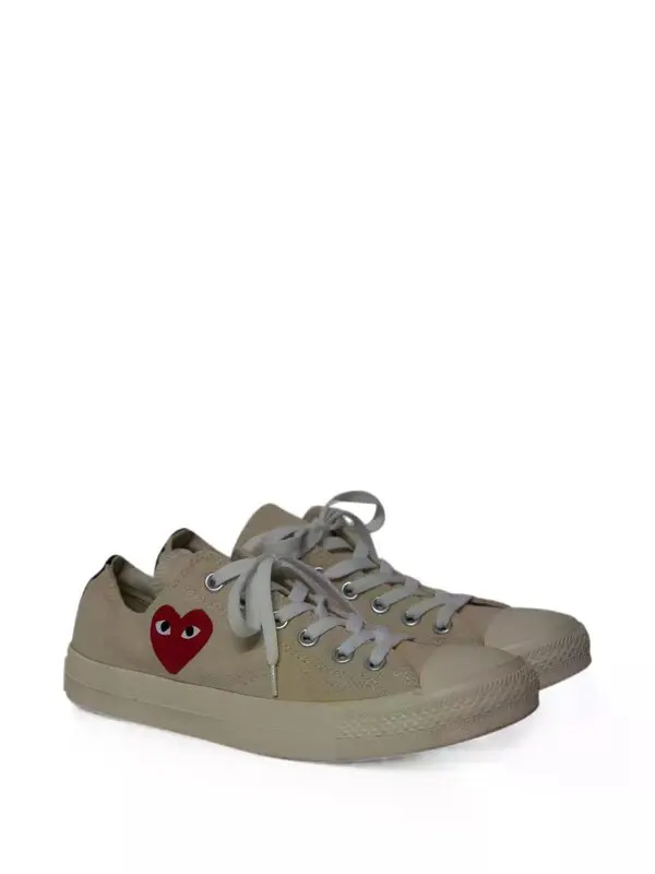Comme Des Garçons X Converse Heart-print Sneakers