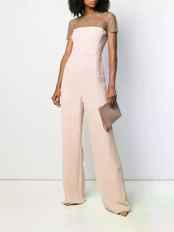 Stella McCartney Mesh Panel Jumpsuit