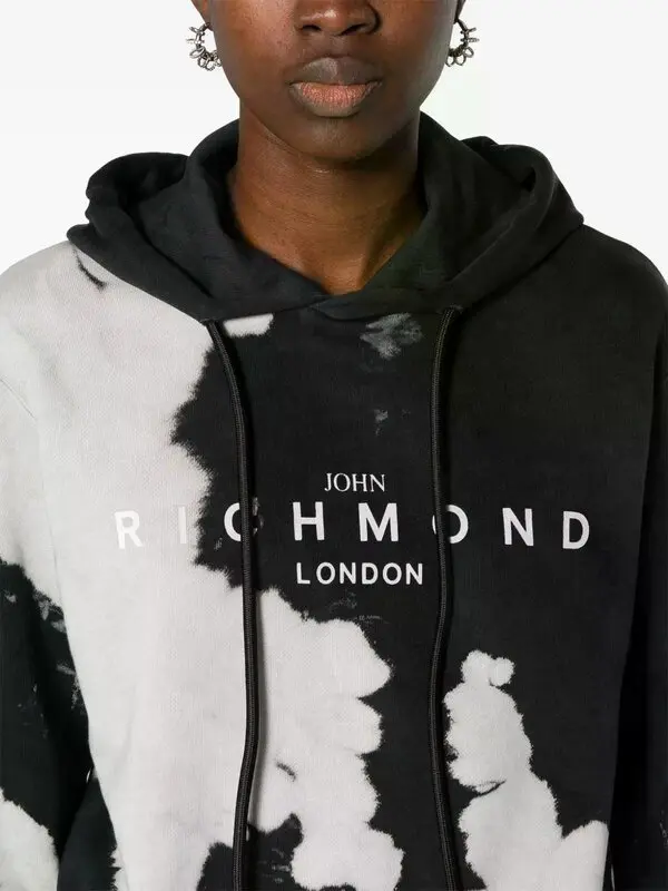 John Richmond Tie-dye Logo Hoodie