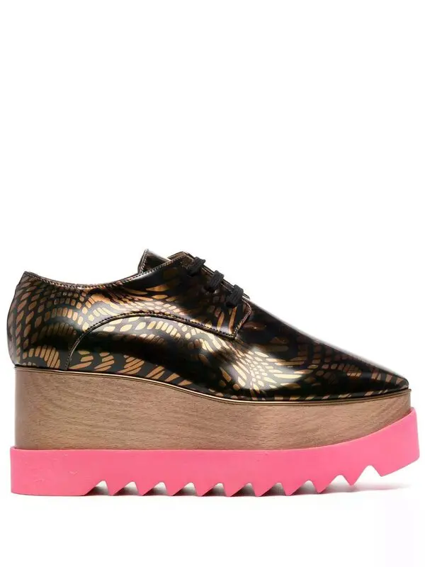 Stella McCartney Elyse Platform Shoes - Brown