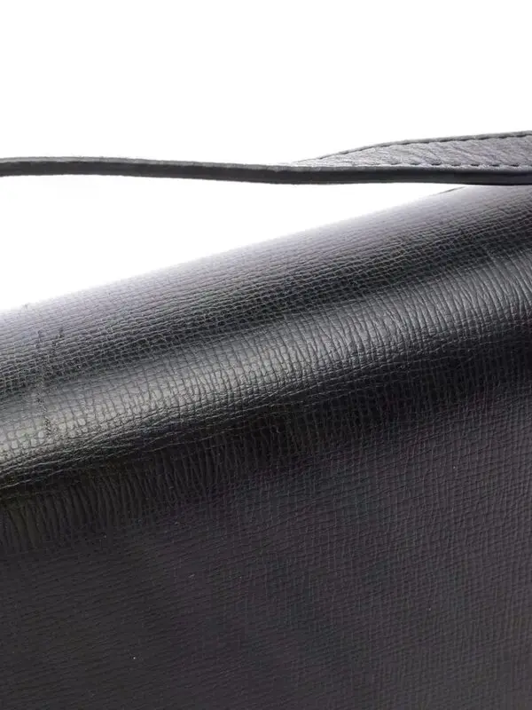 Bottega Veneta 2010s The Classic Leather Cross Body Bag - Black