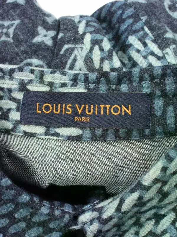 LOUIS VUITTON X Nigo 2010s Giant Damier Monogram Shirt