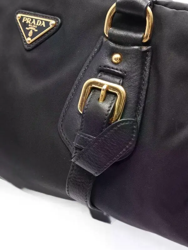 Prada 2010s Tessuto Buckle-detail Tote Bag