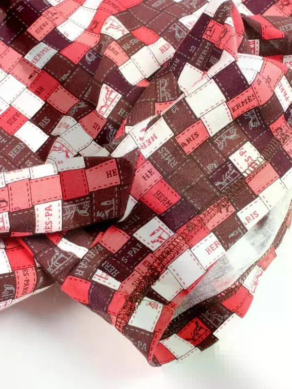 Hermès 2010s Bolduc Au Carre T-shirt - Red