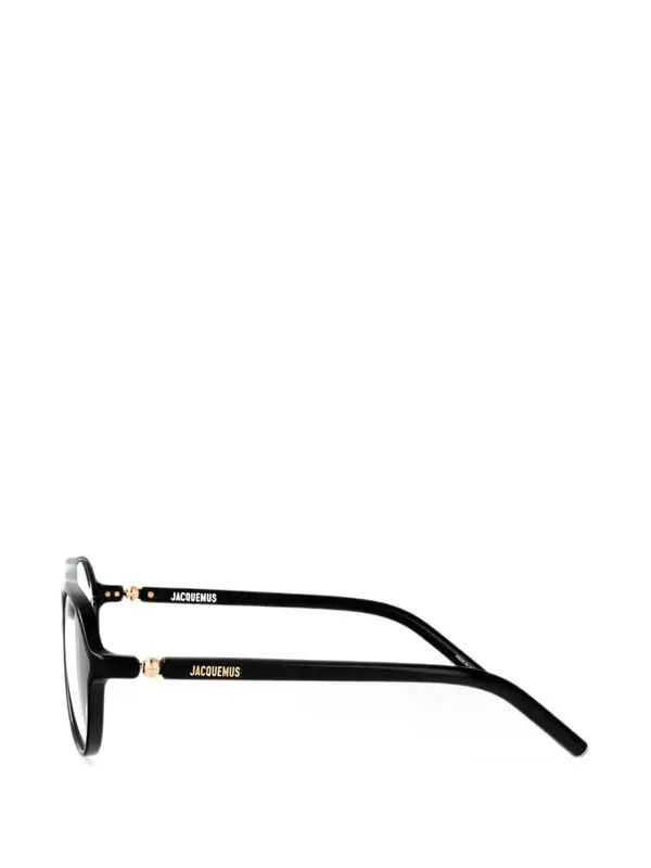 Jacquemus Pastro Aviator Eyeglasses - Black