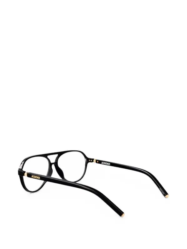 Jacquemus Pastro Aviator Eyeglasses - Black