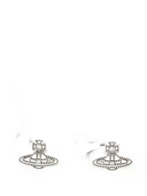 VIVIENNE WESTWOOD 2020s Coretta Orb Earrings - Silver