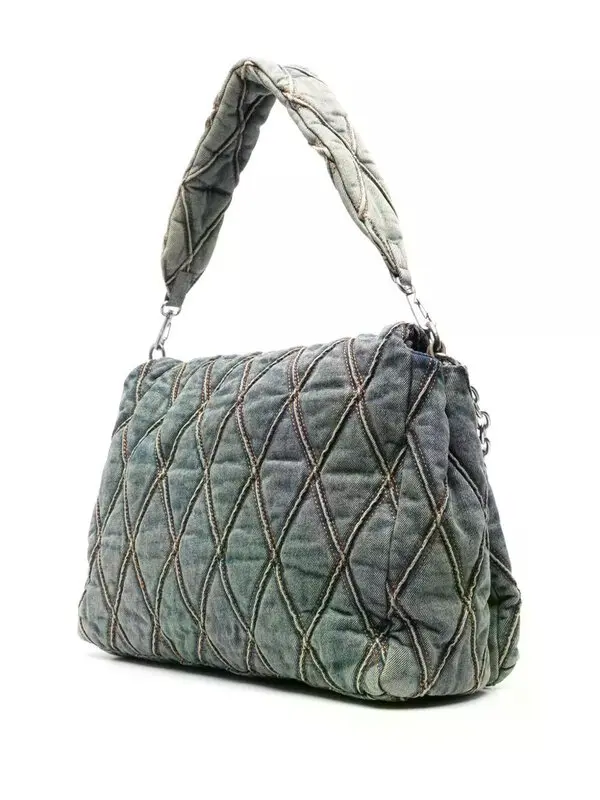 DIESEL® Large Charm-d Shoulder Bag - Blue