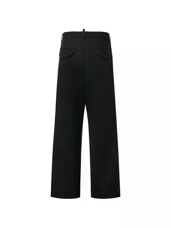 Dsquared2 Buckle-detail Flap-pocket Trousers