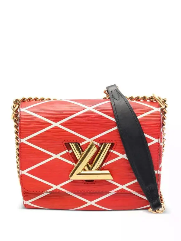 LOUIS VUITTON 2000s Twist Malletage Épi-leather Mini Shoulder Bag