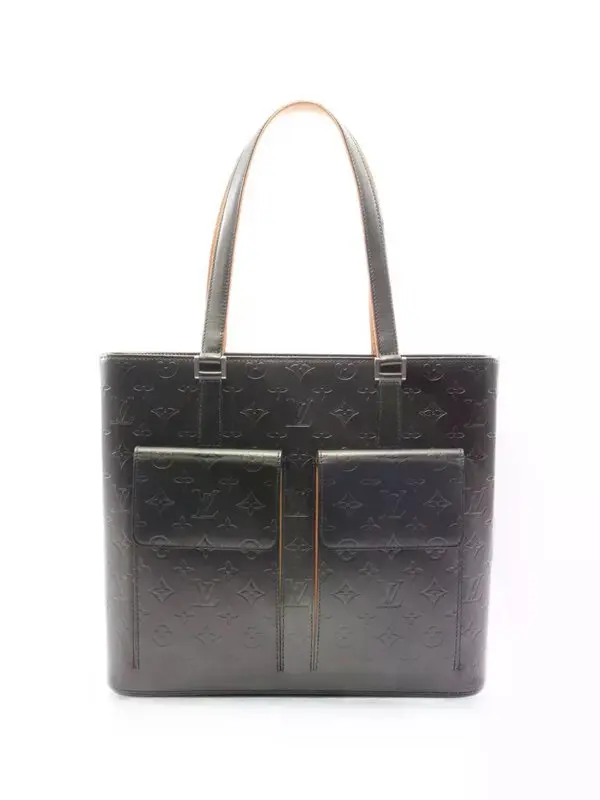 LOUIS VUITTON 2002 Wilwood Empreinte-leather Tote Bag - Black