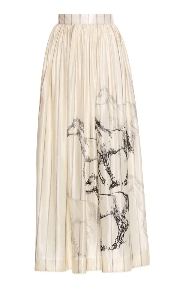 Agua Bendita Tangelo Arena Cotton Skirt - Multi