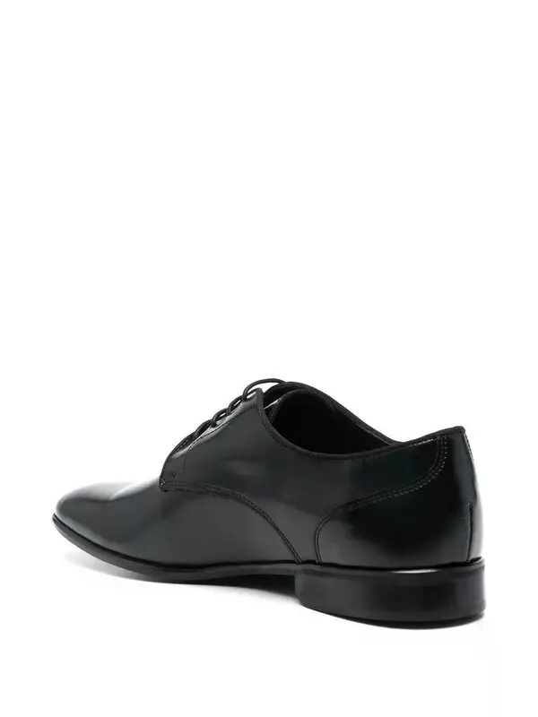 Corneliani Almond-toe Leather Derby Shoes