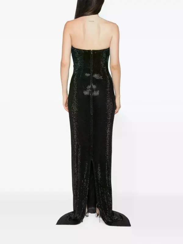 ADAMARIS Strapless Draped-neckline Maxi Dress