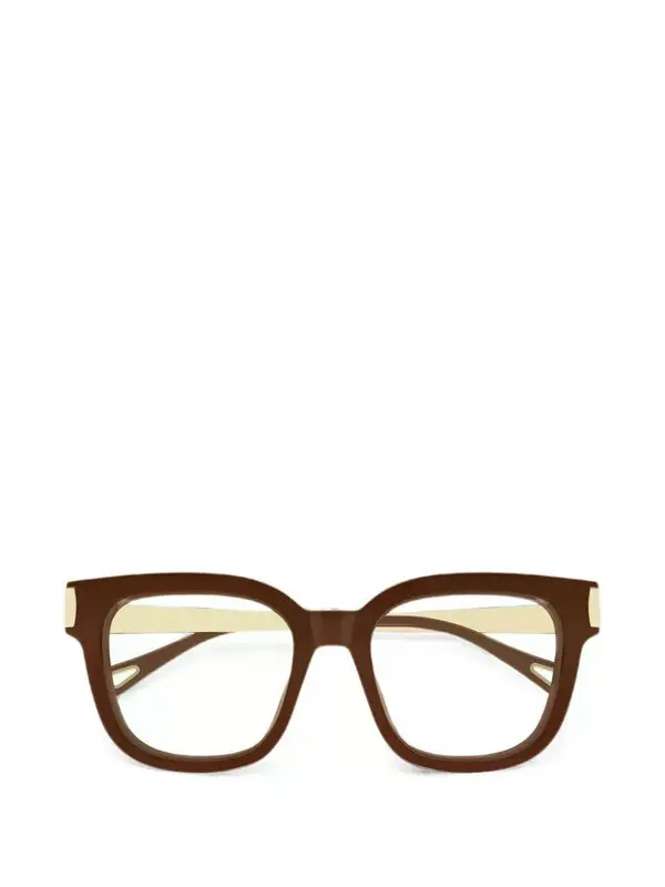 Chloé Square-frame Glasses - Brown
