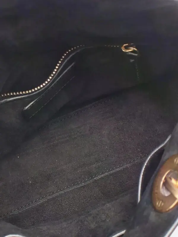 Dior Small 2010s Lady Cannage Handbag - Black