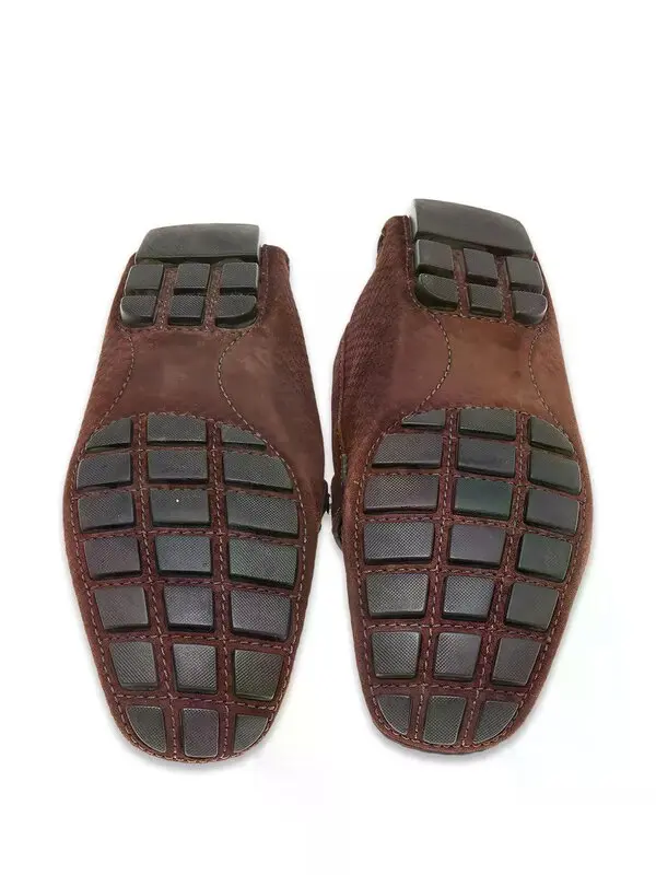 LOUIS VUITTON Monte Carlo Suede Loafers - Brown