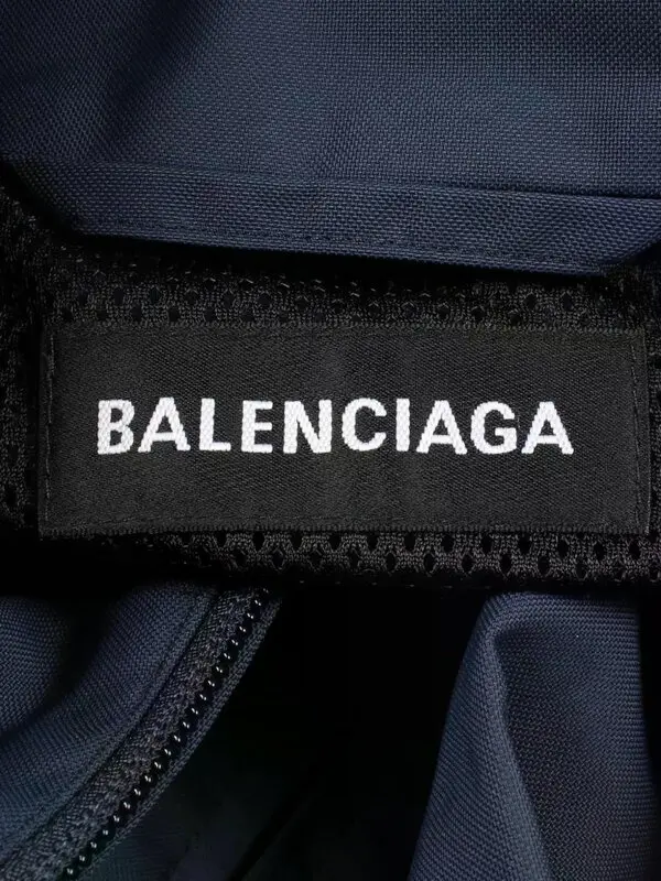 Balenciaga 2010s Logo-embroidered Lightweight Jacket