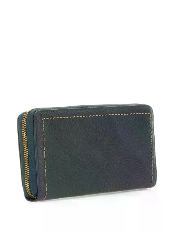 GIANNI CHIARINI Bubble Leather Wallet - Green