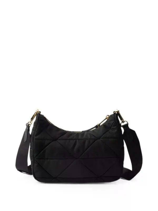 Prada Padded Re-nylon Shoulder Bag - Black