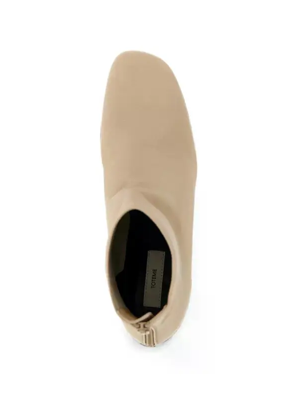 TOTEME Almond-toe Nappa Ankle Boots