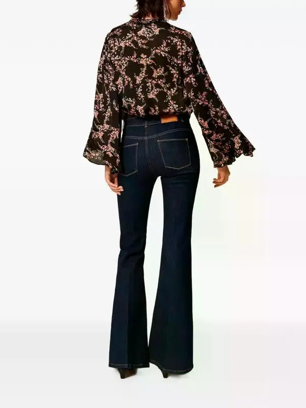 TWINSET Belt-loop Flared Jeans