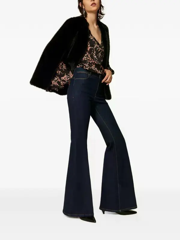 TWINSET Belt-loop Flared Jeans