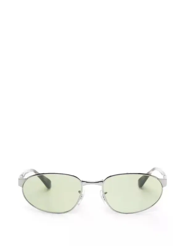 Ray-ban Oval-frame Sunglasses - Silver