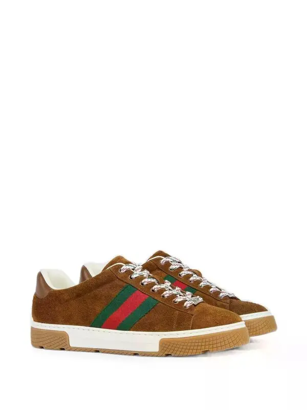 Gucci Ace Web-detail Low-top Sneakers